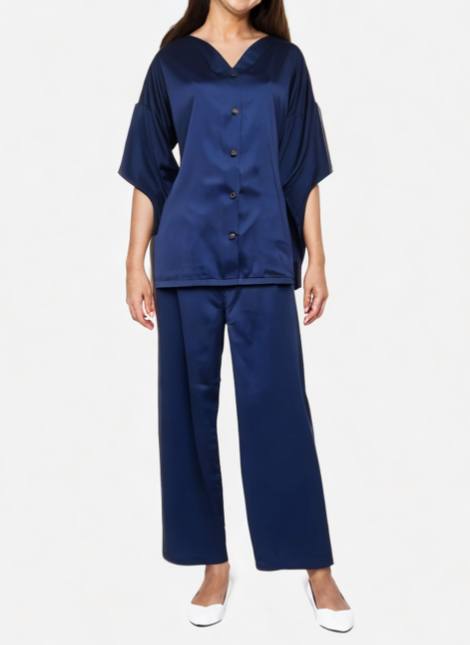 Satin Fabric Dress Set - Attai shop